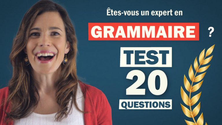 Test de grammaire en 20 questions - Parlez-vous French
